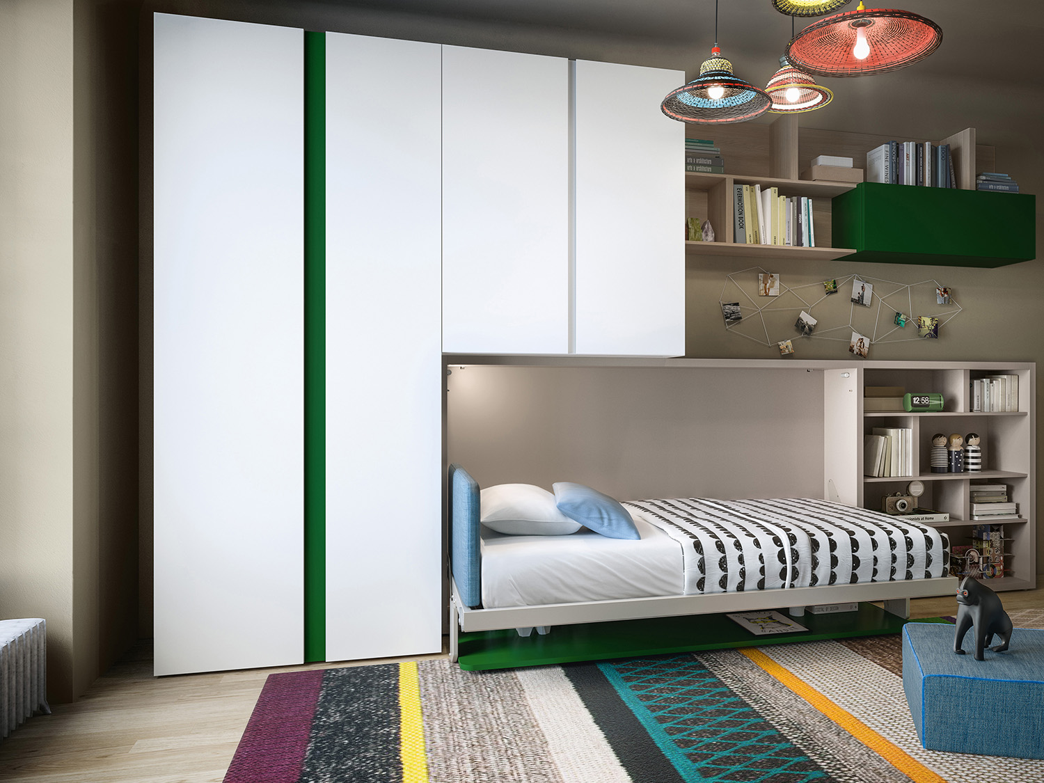 Kali Board 120, convertible bed by Clei | lartdevivre - online furniture